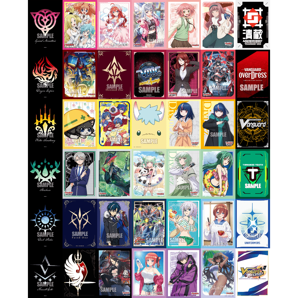 Bushiroad Sleep Vanguard Separate Sleeve 1 Packs overDress Hololive 1 ...