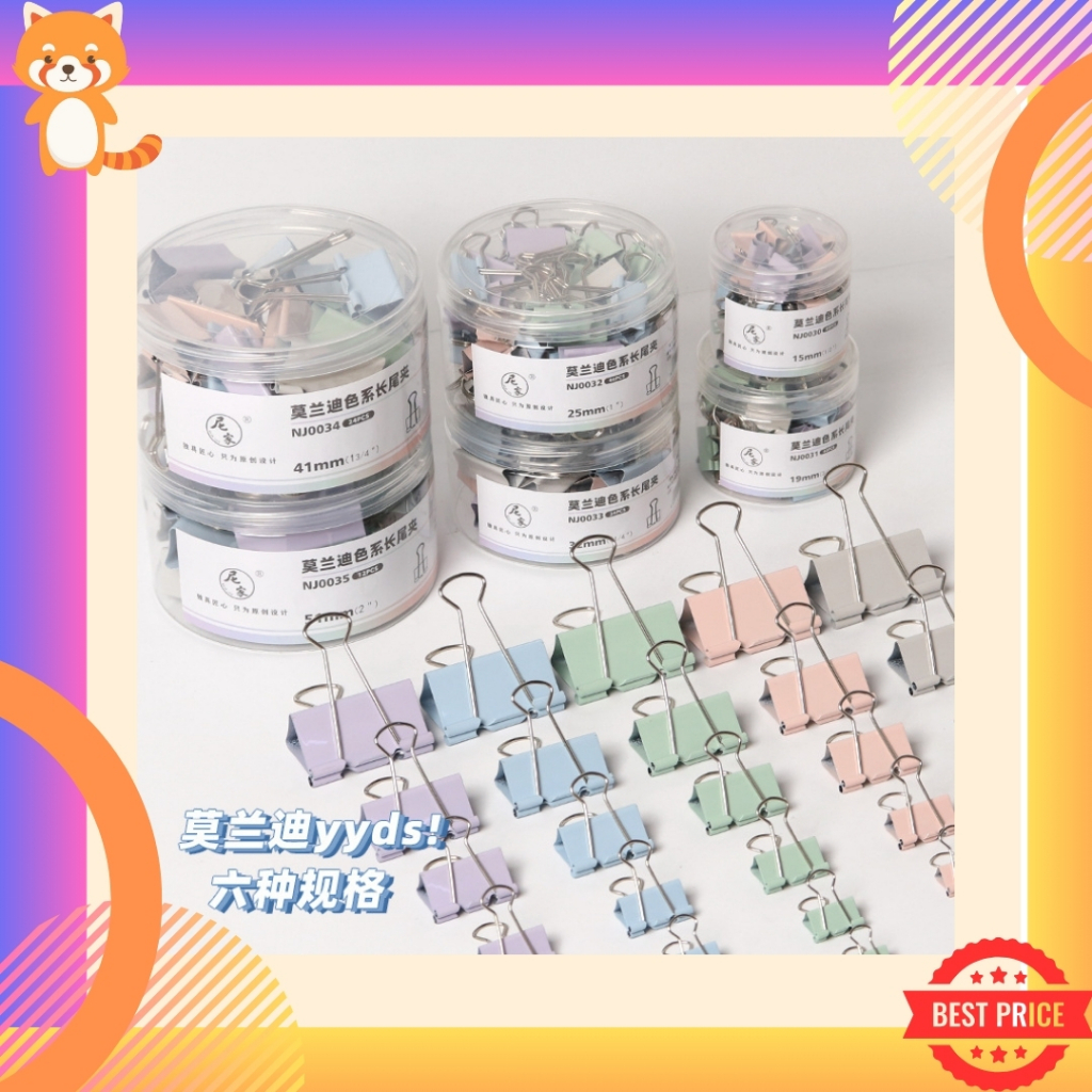 Paper clip Colored Very Many Sizes Document Pastel Color Binder ...