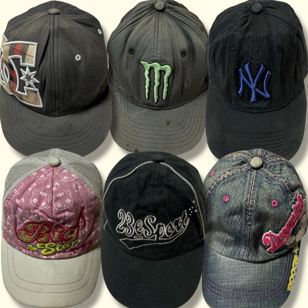Collection Of Second-Hand Brand Sack Hats new era dc Y2k Work | Shopee ...