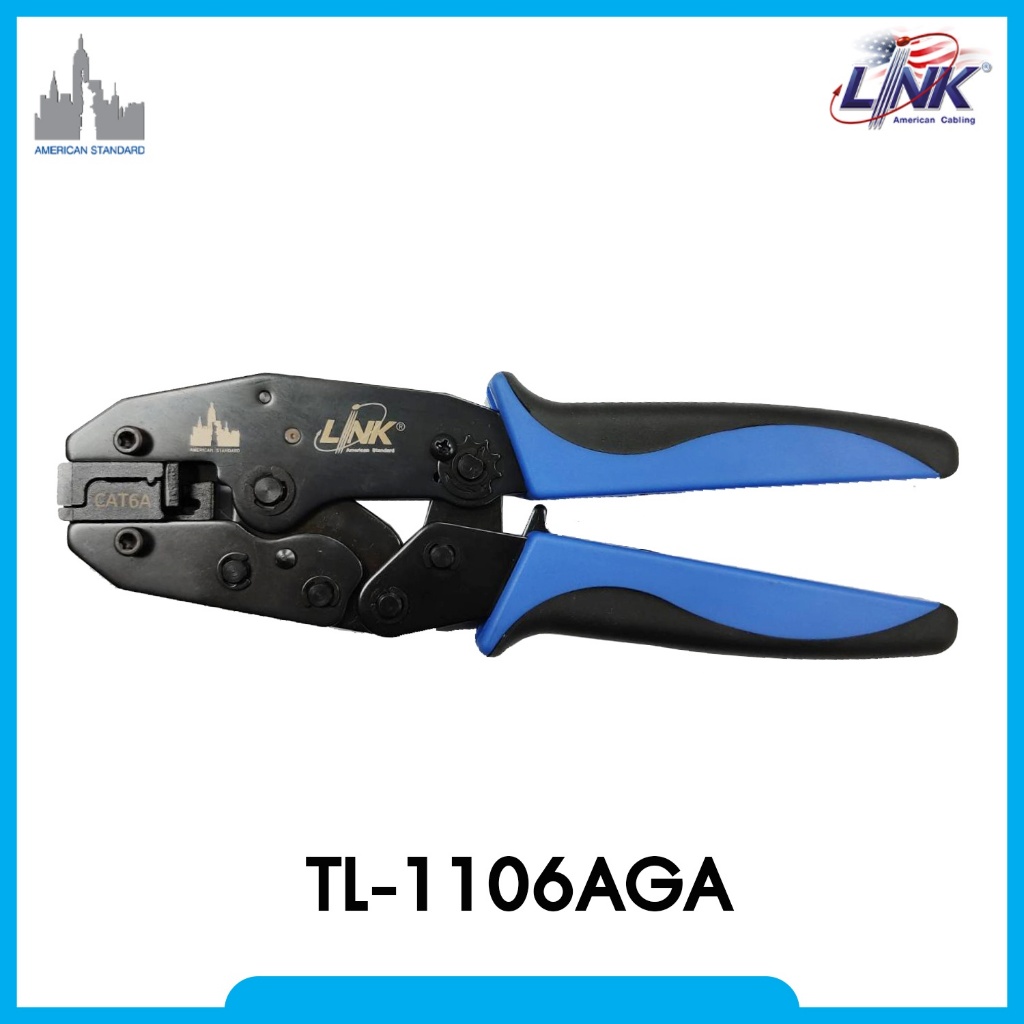 TL-1106AGA CRIMP TOOL For HYBRID CAT 6A RJ45 GOLD PLUG Link Lan Head ...