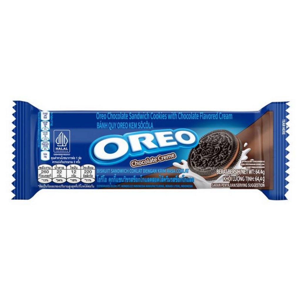 Oreo Chocolate Cream Sandwich Cookies 64.4 G. | Shopee Philippines