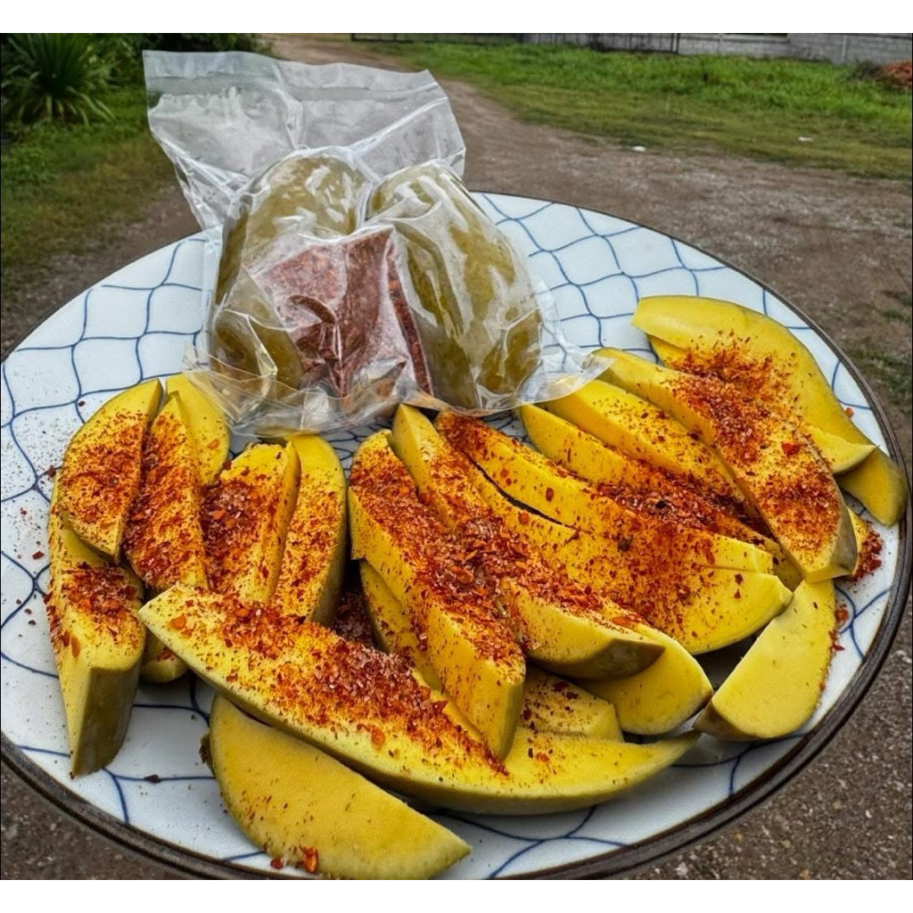 Ancient Recipe Pickled Mango 3 Flavors Pack 2 Large Pieces With Chili ...