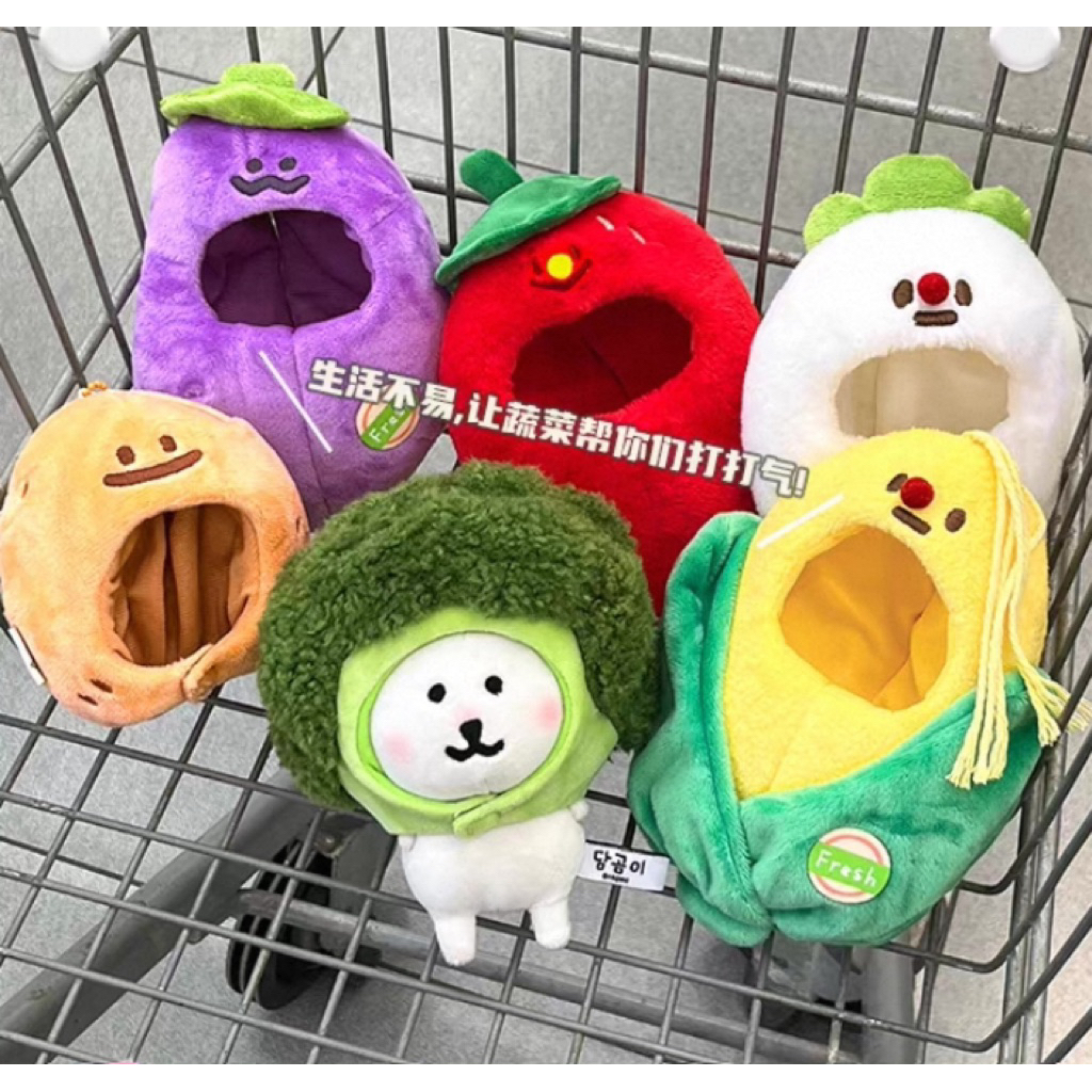 Veggie Doll Set For 10cm Dolls Sitting Jibinui Mame labubu Etc ...