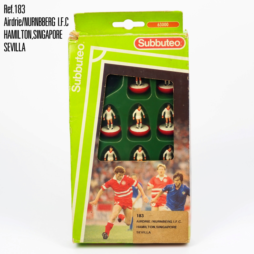 Subbuteo Team Ref.183 Airdrie/NURNBBERG I.F.C HAMILTON SINGAPORE ...