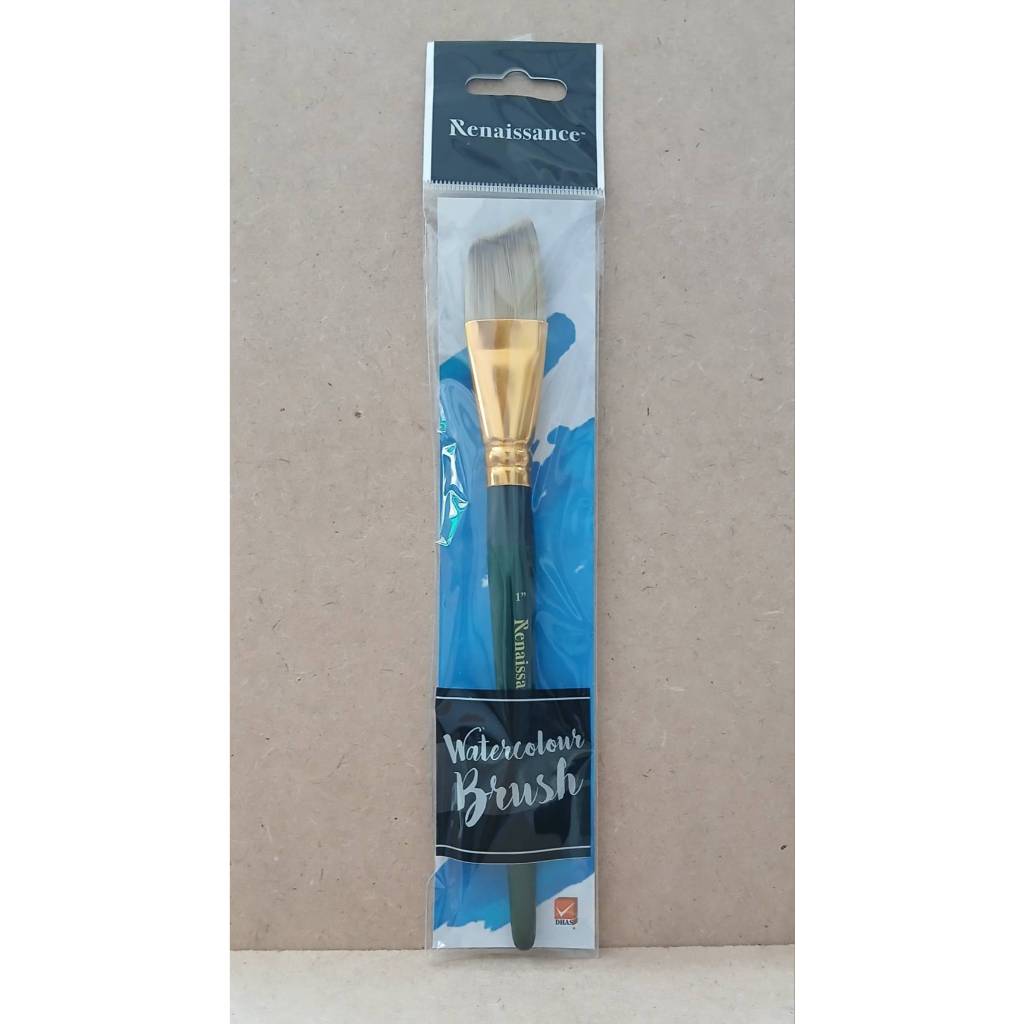 Renaissance Brush Watercolor Flat Diagonal Cutting 1" 1 Set | Shopee ...