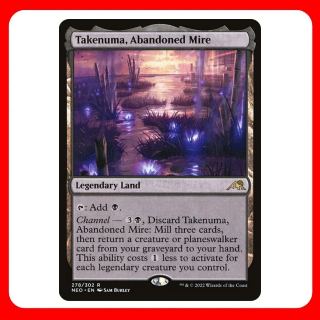 [MTG] Takenuma Abandoned Mire [NEO] [LAND] [RARE] [NORMAL] [ENG] (Magic ...