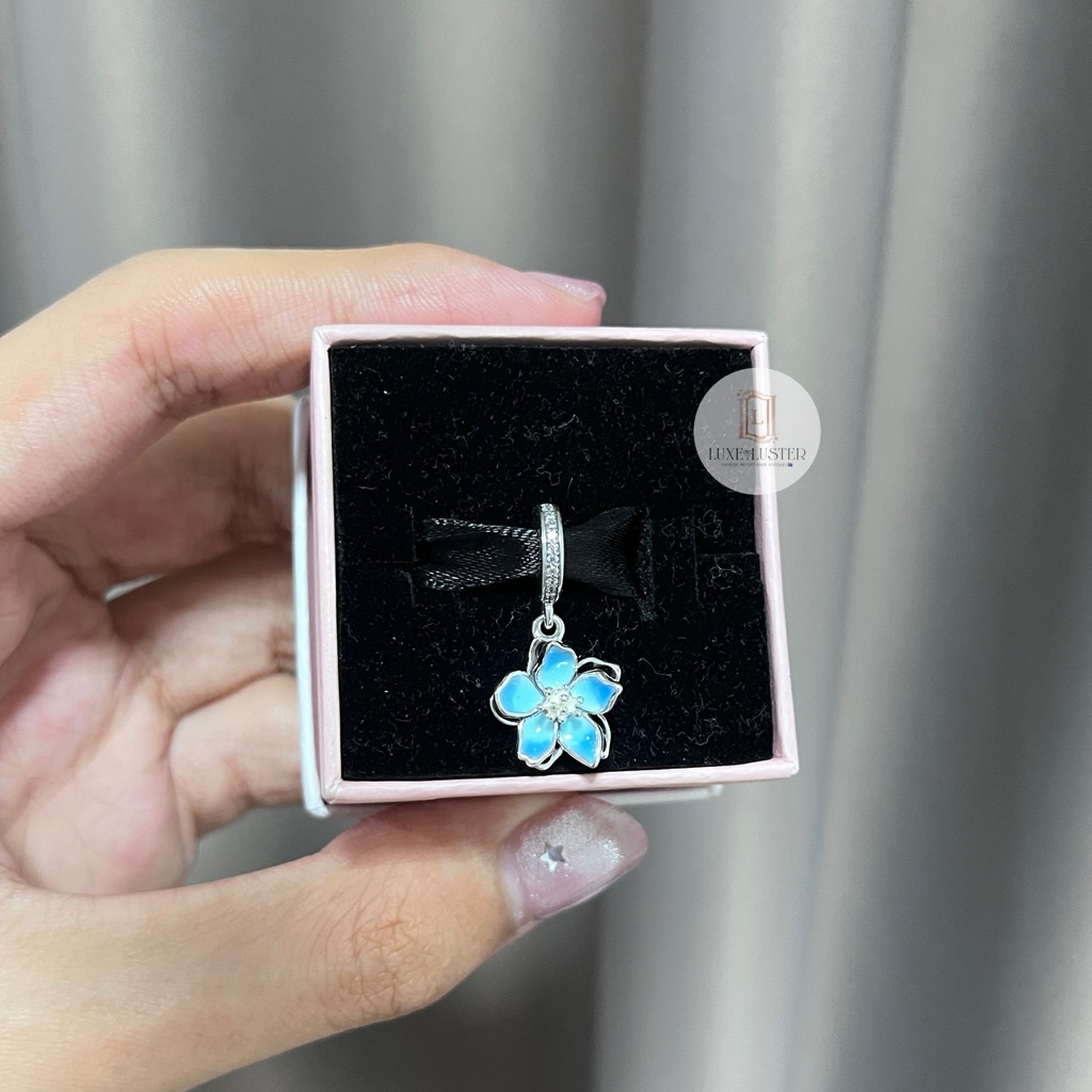 Pandora Charm Sakura Blue Is Very Cute The Best Special Only This ...