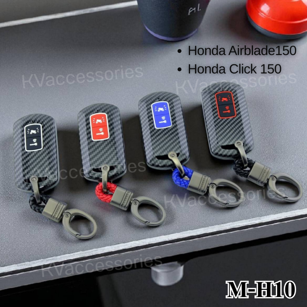 Honda Airblade150 Click 150 Motorcycle Key Chain Cover Kevlar Case ...