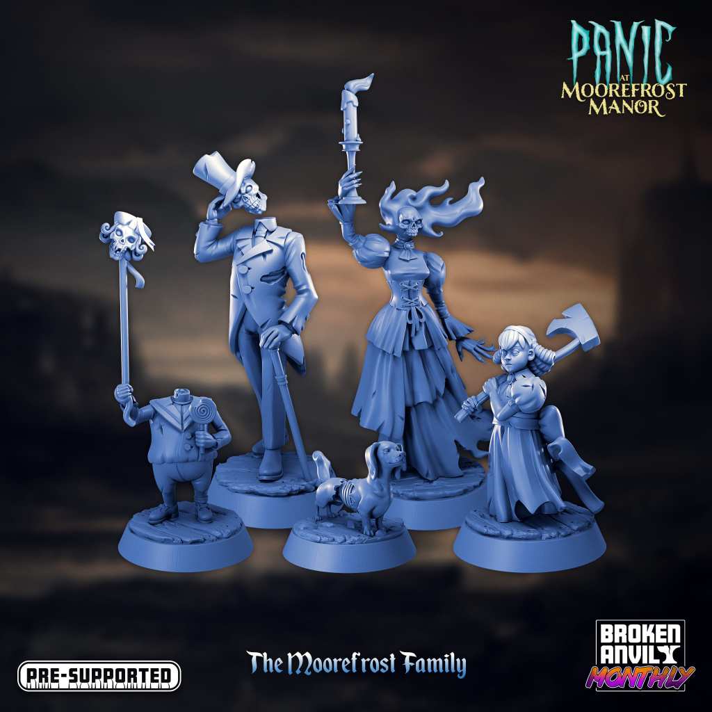 Panic at MooreFrost Manor : Collection : Miniature Resin Board Game ...