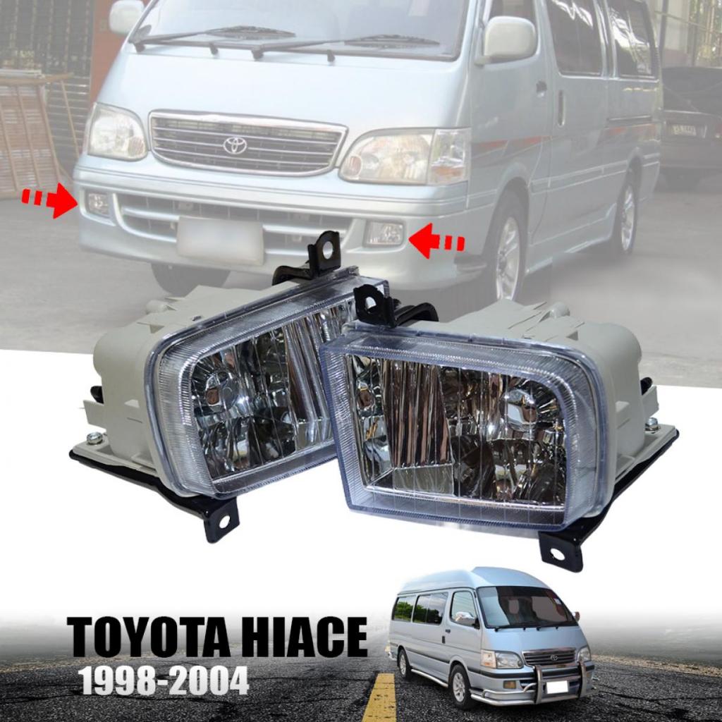 Fog Lights Spotlights TOYOTA HIACE Model Van Rocket Head Year 1998-2004 ...