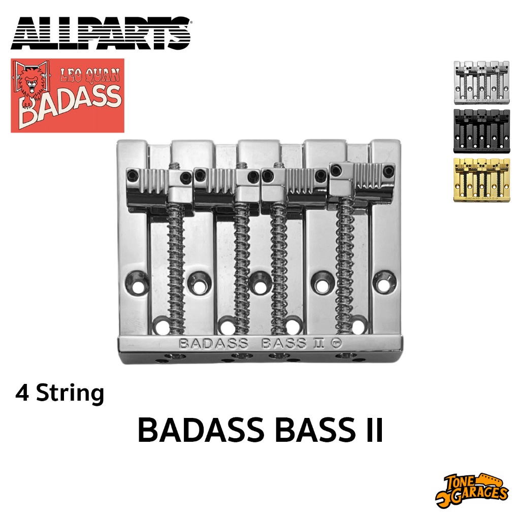 Allparts BADASS Bass II 4 String Bridge for Fender 4-String | Shopee ...