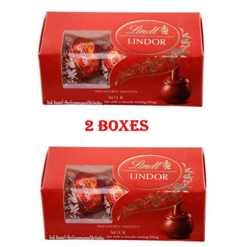 LINDOR SWISS MILK CHOCOLATE SMOOTH 37g/2 pieces - | Shopee Philippines