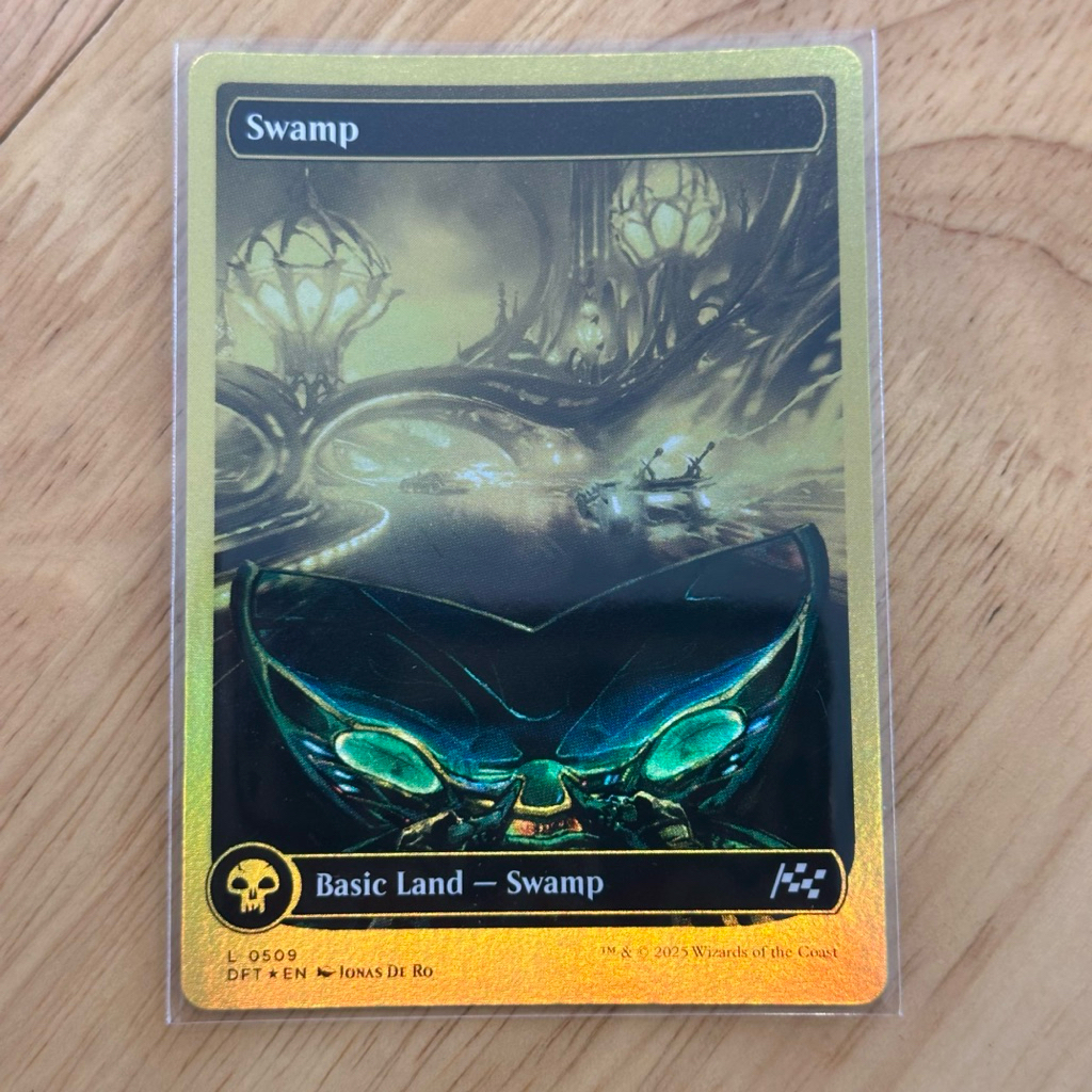 Aetherdrift Variants Foil: Swamp (0509-First-Place Foil) | Shopee ...