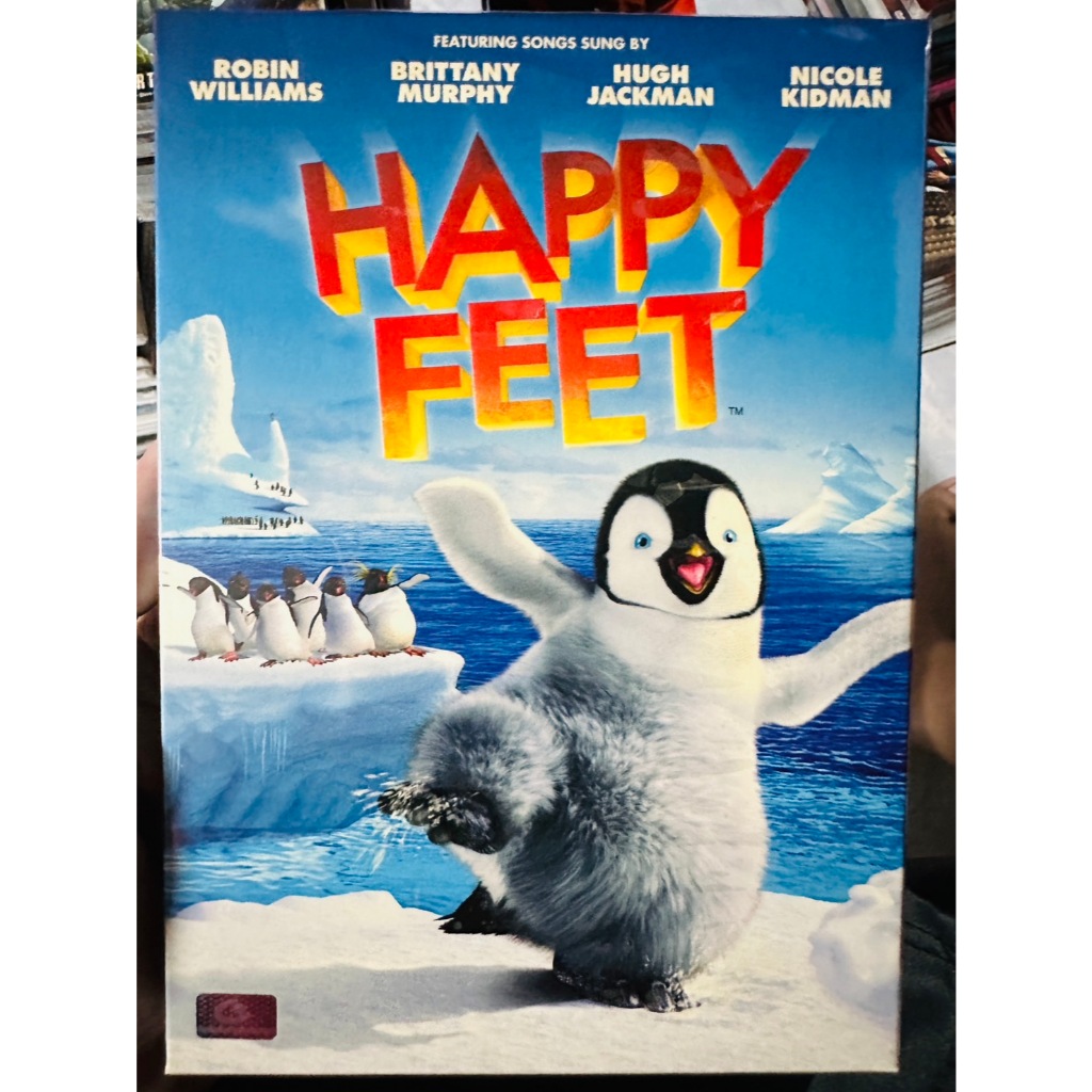 DVD: Happy Feet (2006) Round Penguin Pook Up Dancing "Featuring Songs ...