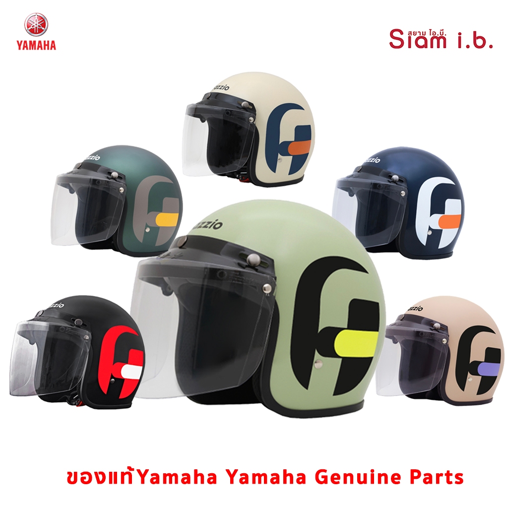 Full-Face Helmet Yamaha Fazzio Open Chin With Clear Mask Authentic ...