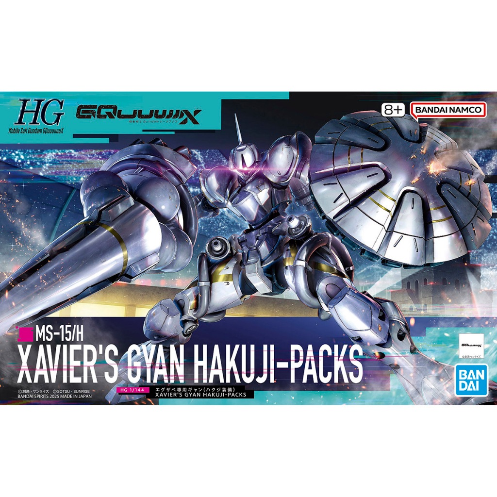 HG 1/144 MS-15/H Gyan Xavier's Haku Ji-Pack BANDAI | Shopee Philippines