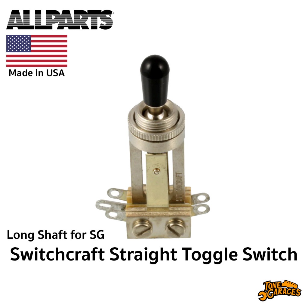 Allparts Switchcraft Straight Toggle Switch Long Shaft for SG Guitars | Shopee Philippines