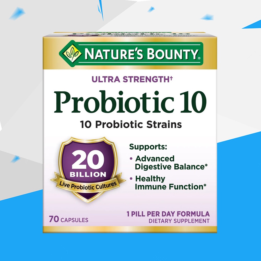 (Exp.10/2026)Nature's Bounty Ultra Strength Probiotic 10 70 Capsules ...