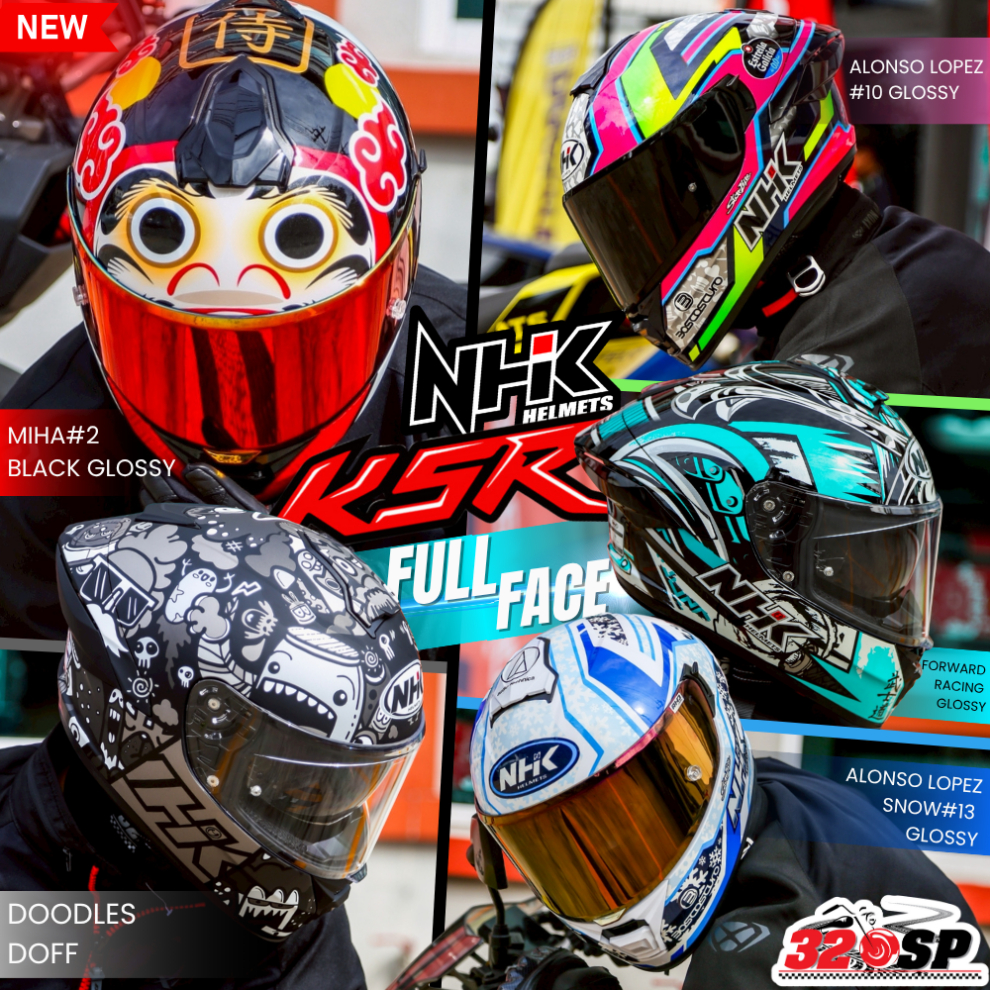 Stripe 2025!! NHK K5R Helmet With Visor Inner Fast Shipping!! 320SP 320 | Shopee Philippines
