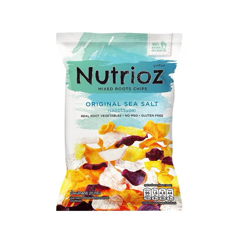 Nutria Crispy Sweet Potato Snacks(NUTRIOZ)Root Chip Original/Thai Spice ...