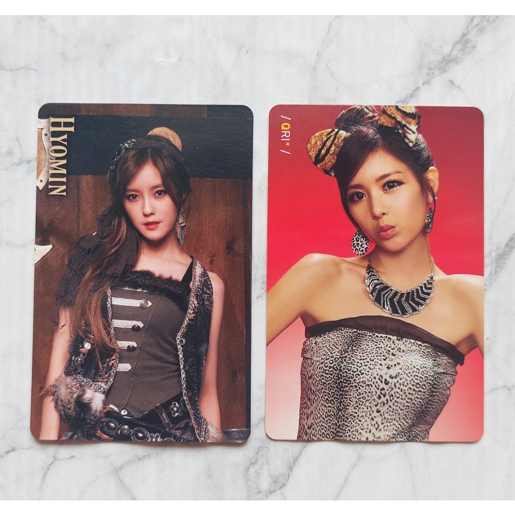 Card From CD Album Japanese T-ARA-TREASURE BOX/Bo Peep Rare Kpop | Shopee Philippines