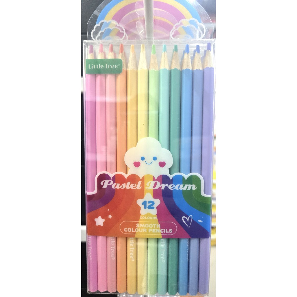 1 Box Of Sweet Pastel Colored Pencils Come In 12 Colors. | Shopee ...