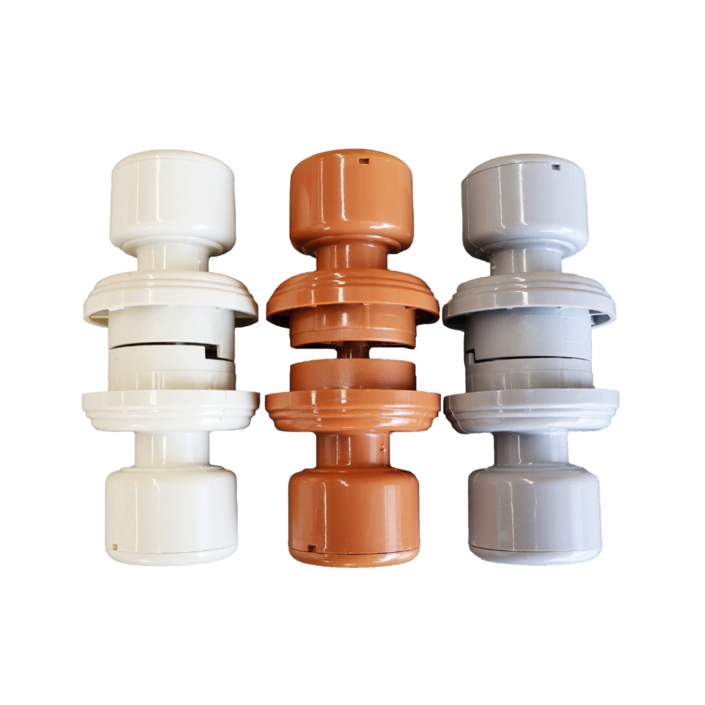 PVC Door Knob Bathroom Dammy Lock And Can't Rotate ABS Plastic | Shopee ...