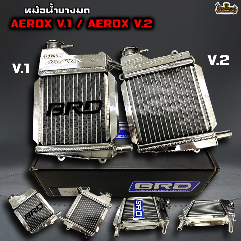 Aluminum Radiator Aerox 155 Year 2015-2020 Bang Mot Racing Brand BRD ...