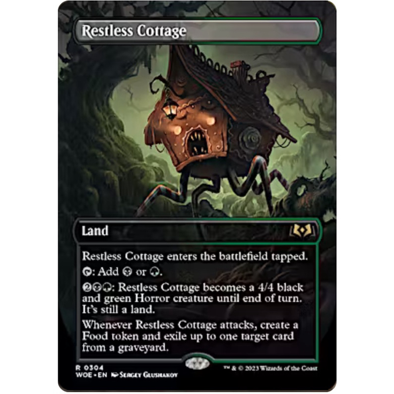 Wilds of Eldaine Variants: Restless Cottage (Borderless) | Shopee ...