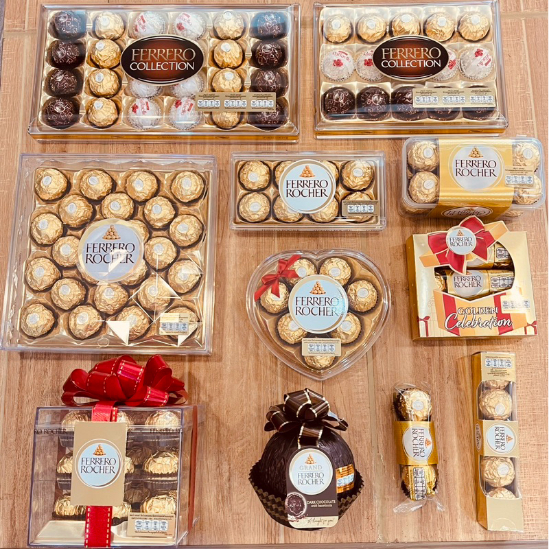 FerreroRocher Chocolate With Hazelnut Flakes Filled With Cream And ...