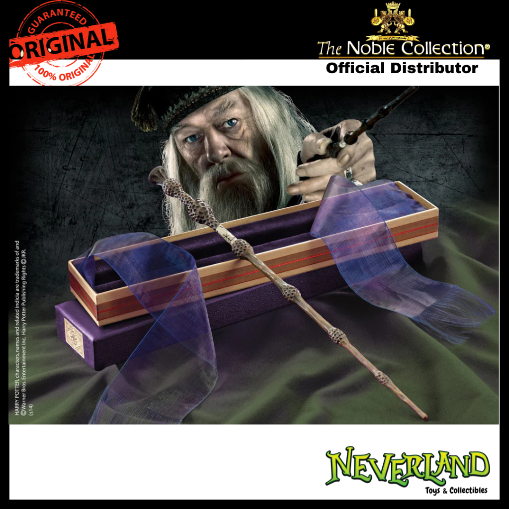 Noble Collection Dumbledore's Wand with Ollivanders Box | Shopee ...