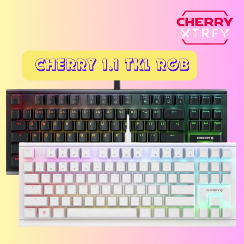 CHERRY KEYBOARD 1.1 TKL RGB BLACK EN 2 Years Warranty | Shopee Philippines