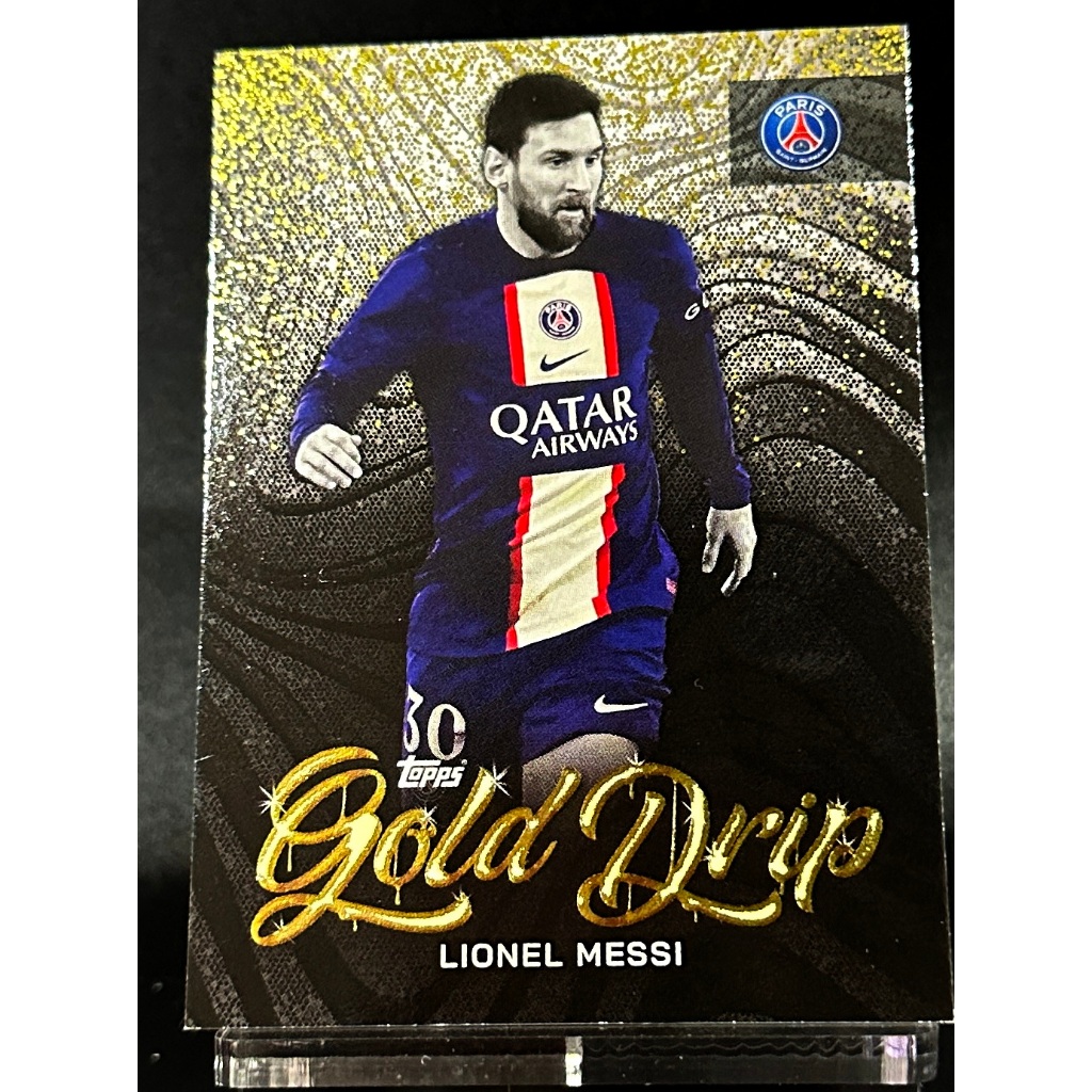 Lionel Messi Gold Drip Paris Saint-Germain Team Set 48 | Shopee Philippines