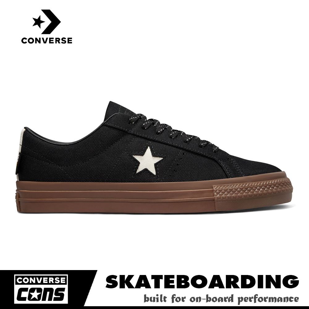 CONVERSE CONS One Star Pro Cordura Canvas Ox Shoe-Black [A03217CH2BKXX ...