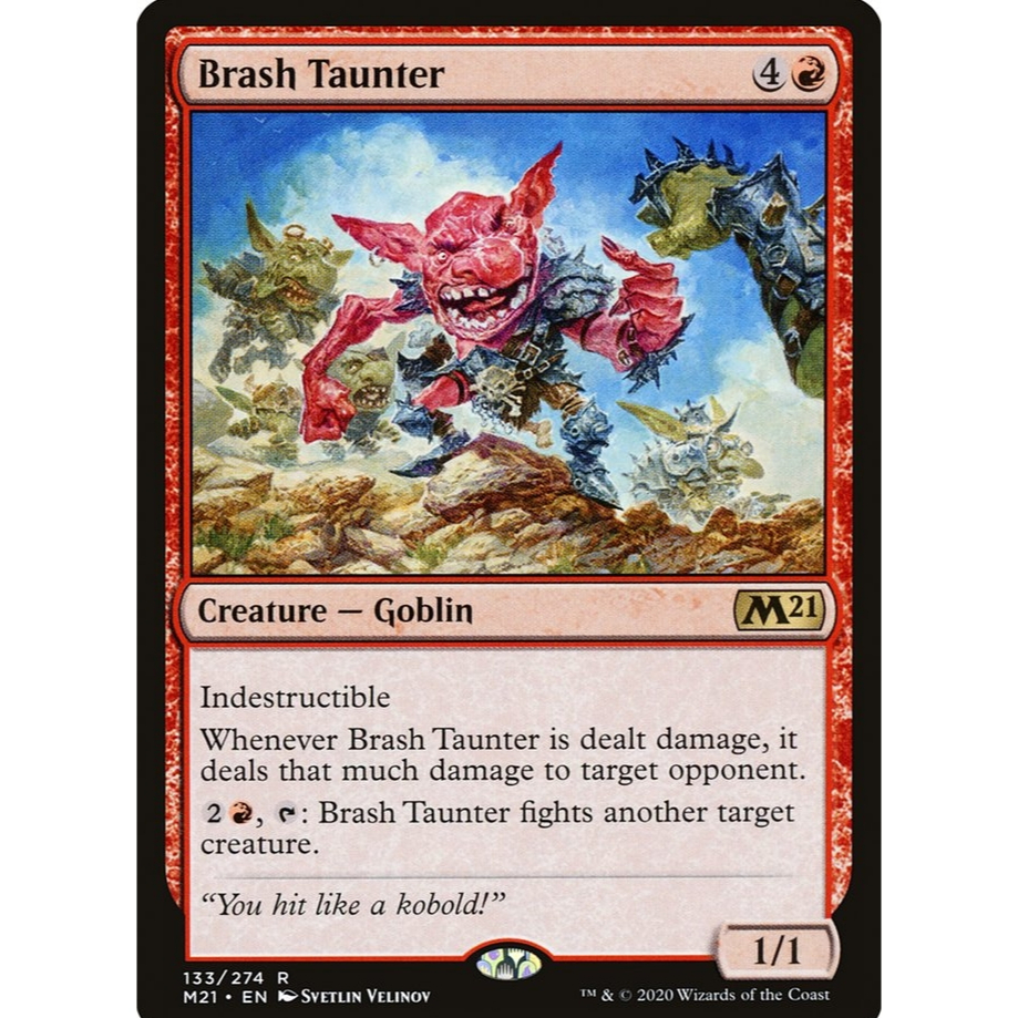 Brash Taunter M21 Core Set 2021 Card Magic the Gathering [MTG] | Shopee ...
