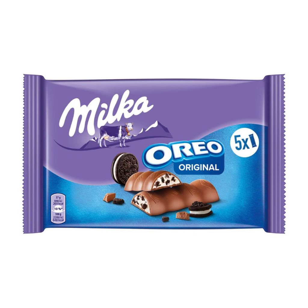 Chocolate MIlka Oreo Original Weight 185 Grams 1 Pack Contains 5 Bars ...