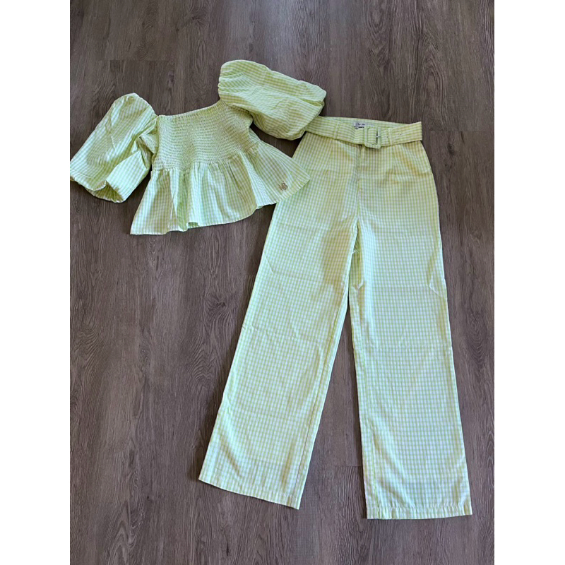 Beautiful Lyn around Shirt + Pants Set | Shopee Philippines
