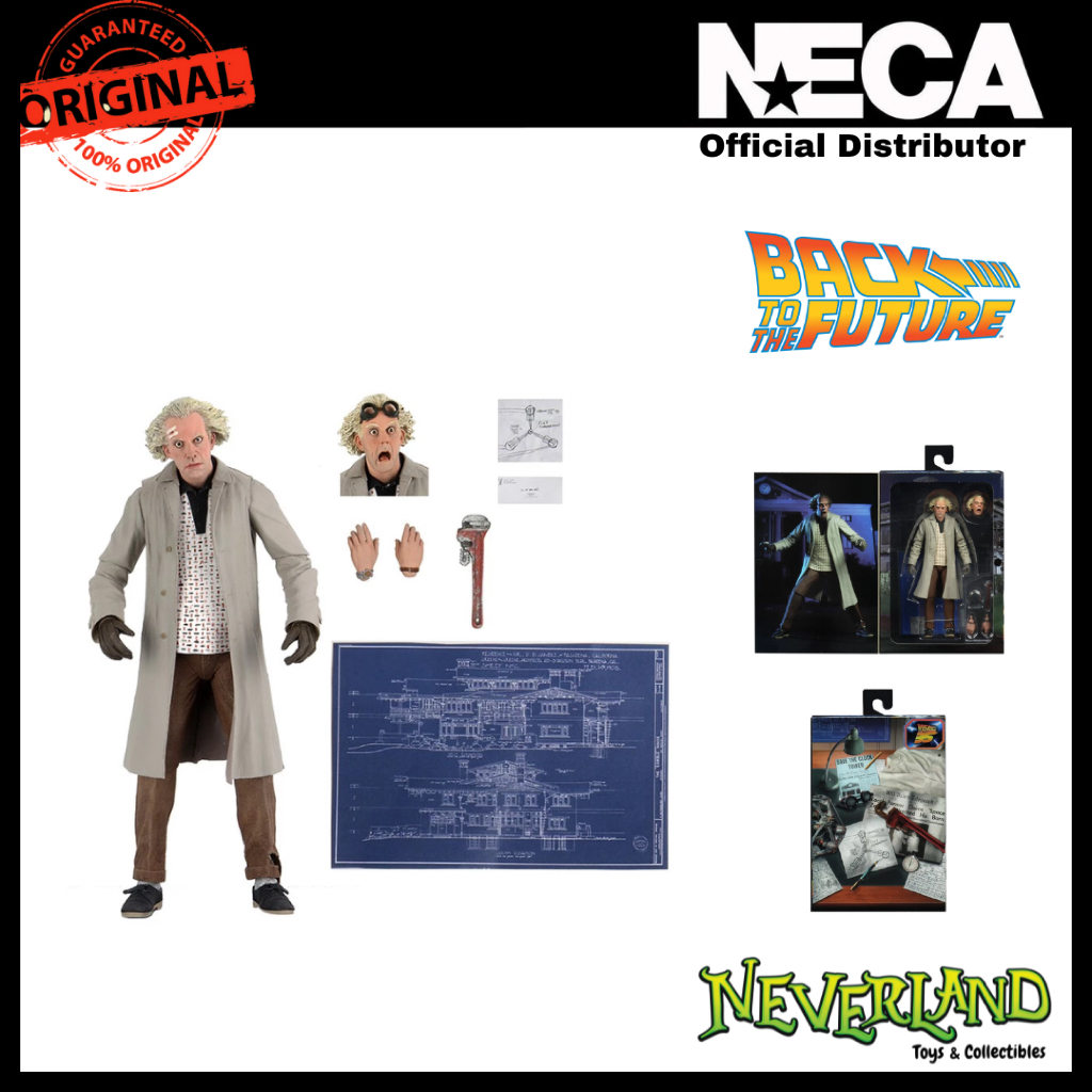 NECA Back to the Future-7" Scale Action Figure – Ultimate Doc Brown ...