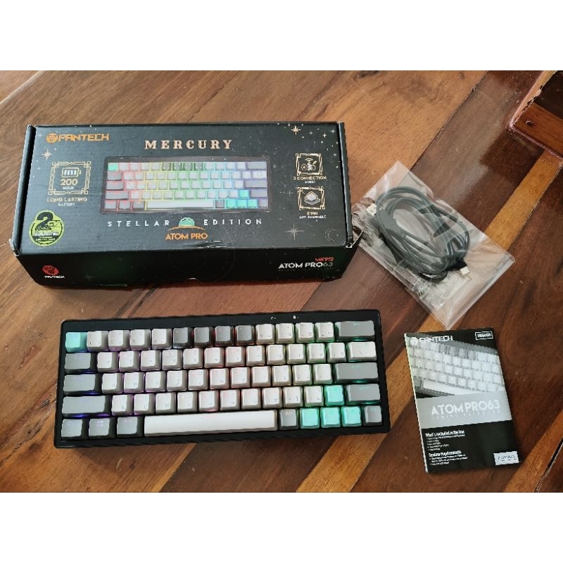 WIRELESS KEYBOARD (WIRELESS KEYBOARD) FANTECH ATOM PRO63 MK912 (MERCURY ...