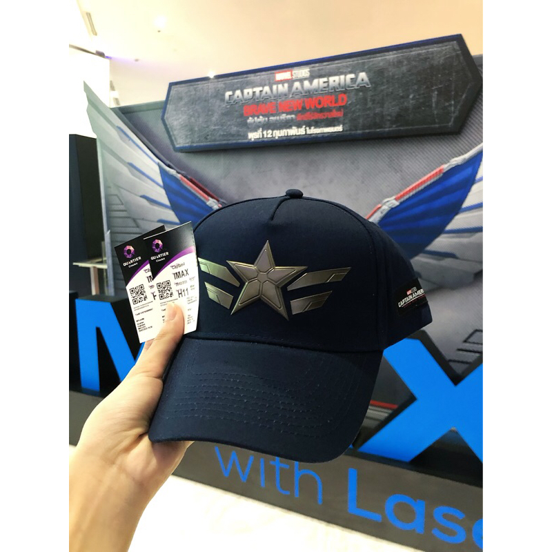 Captain America Cap: Brave New World Hat From Major Cineplex | Shopee ...