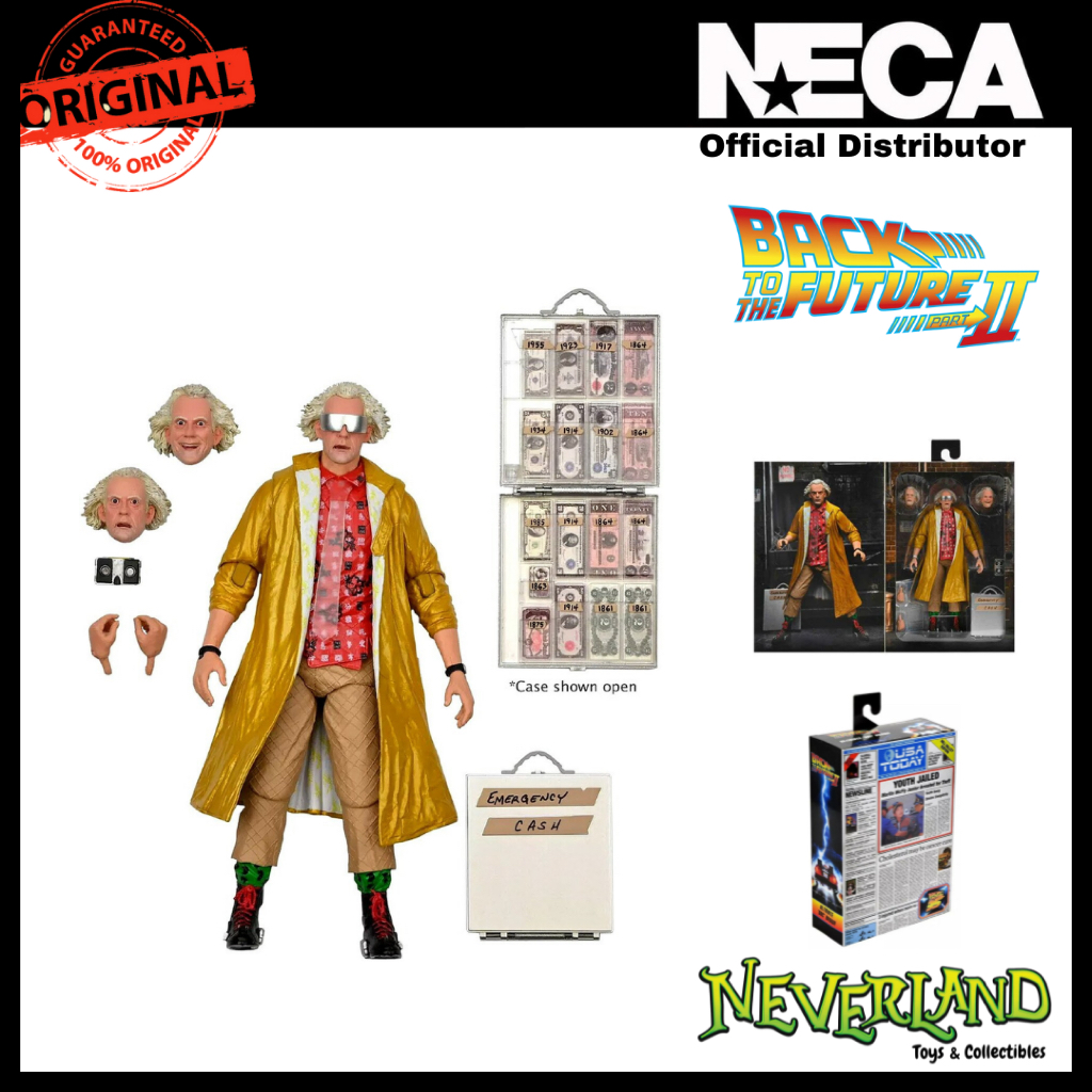 (NECA) Back to the Future 2 Ultimate Doc Brown (2015) 7 Scale Action ...