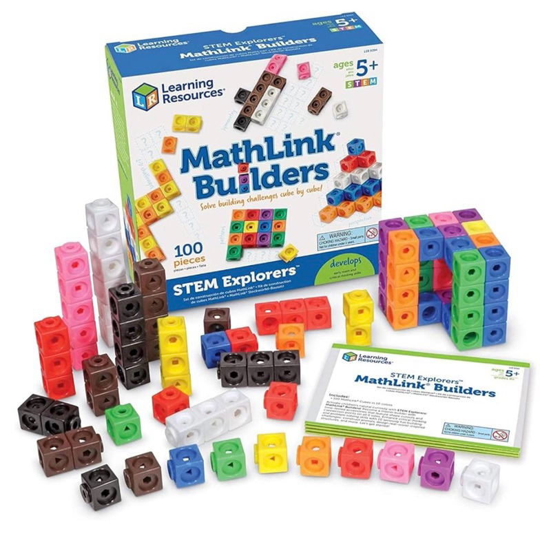 Learning Resources: Mathlink Builders Mathematics Blocks | Shopee ...