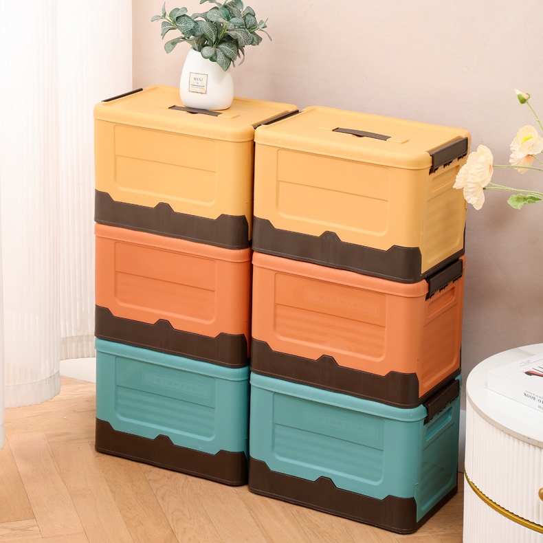 Multipurpose Plastic Storage Box Foldable With Lock | Shopee Philippines