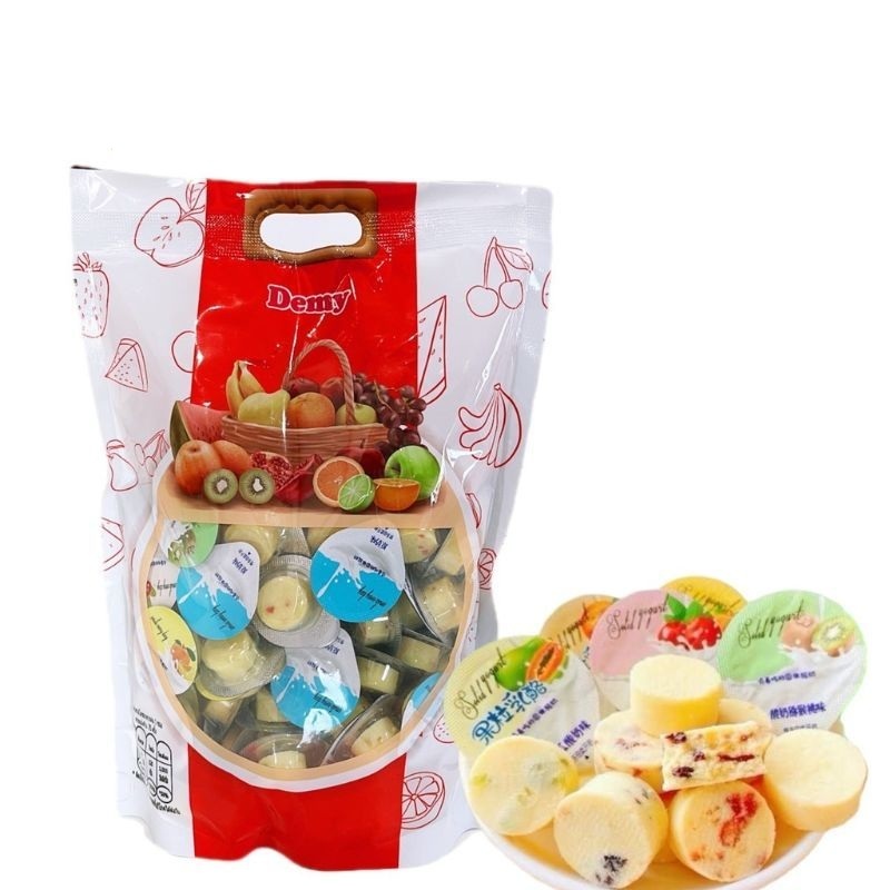 Cow's Milk Cheese Snacks Mixed With Fruits Many Flavors Delicious ...