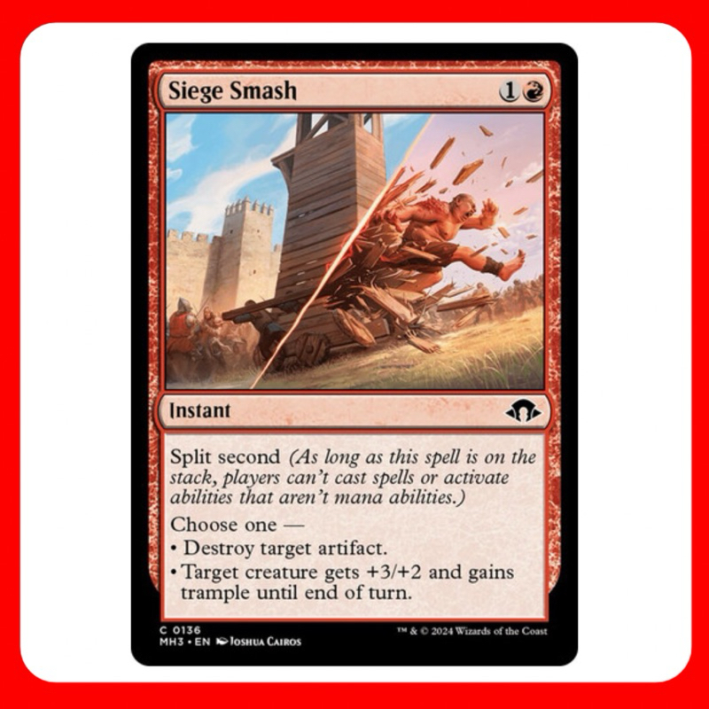 [MTG] Siege Smash [MH3] [RED] [COMMON] [NORMAL] [ENG] (Magic Card/Magic ...