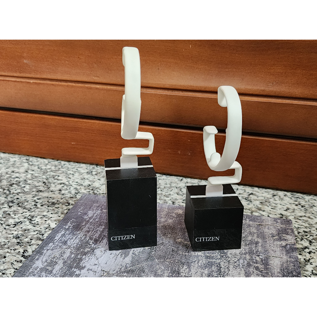 Citizen Watch Display Stand Clear Plastic Case Equipment White Letters ...