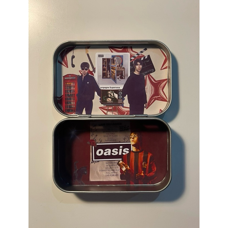 Oasis Champagne & Vintage Classic News Planet Altoids Wallet Steel Box ...