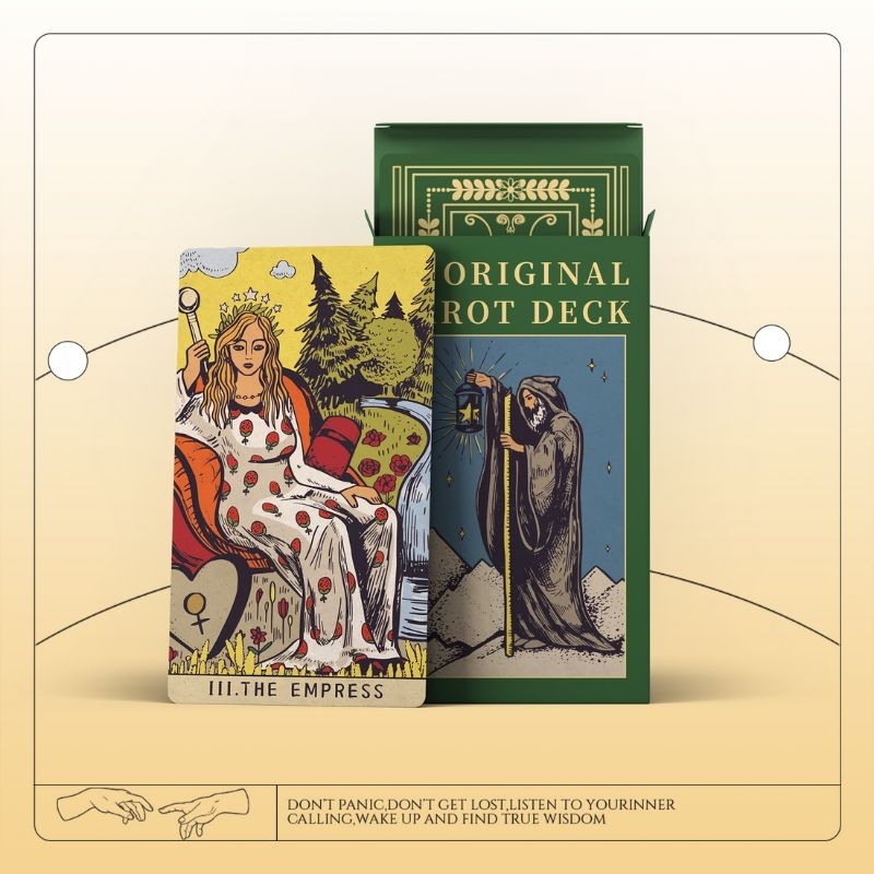 Original Tarot deck Authentic Gypsy Cards Standard Set card | Shopee ...