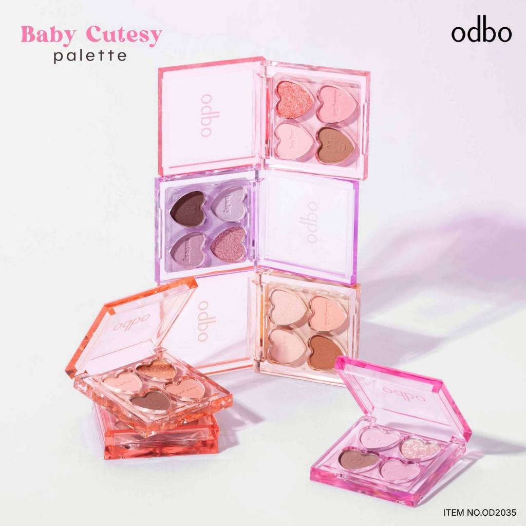 Odbo Eyeshadow palette Baby Eyebrowsy Cutesy OD2035 | Shopee Philippines