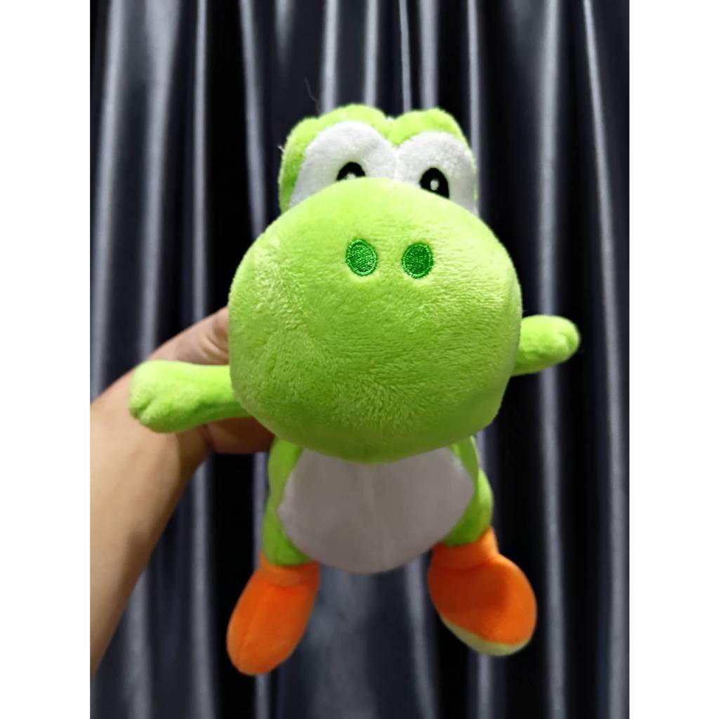 Yoshi Dinosaur Doll Super Mario Bros Green 9 Inches Label | Shopee ...